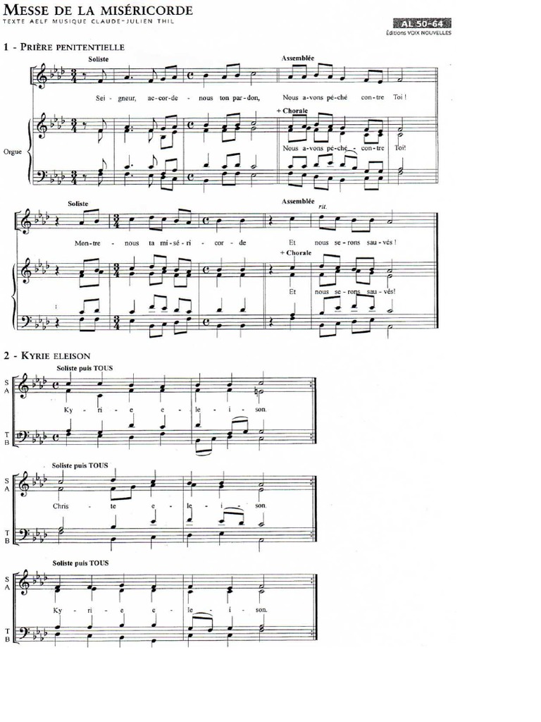 AL50 64 Messe Miséricorde | PDF