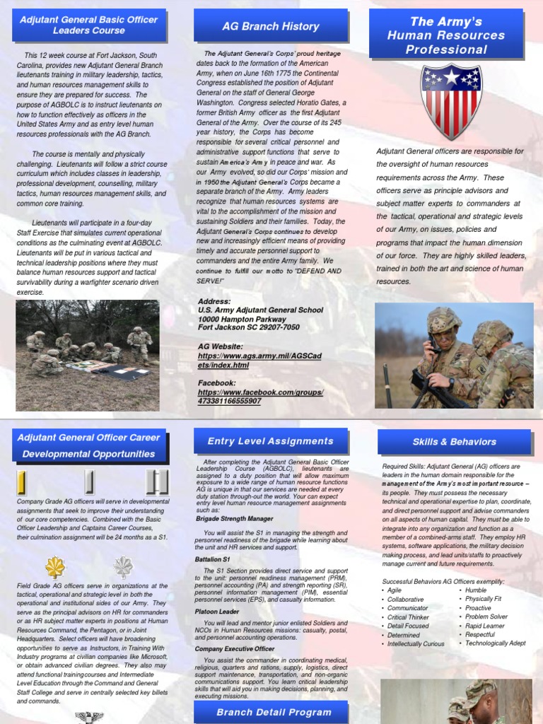 AG Cadet Pamphlet | PDF | United States Military Academy | Adjutant