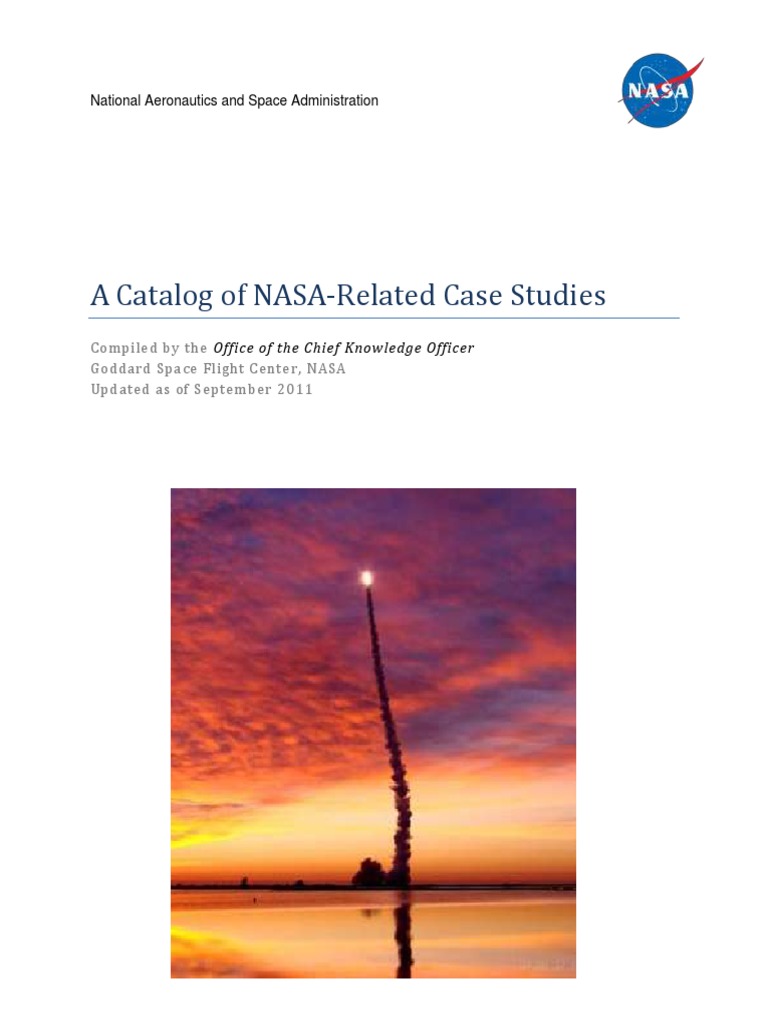 Main NASA Case Study Catalog2 PDF | PDF | Nasa | Goddard Space Flight ...