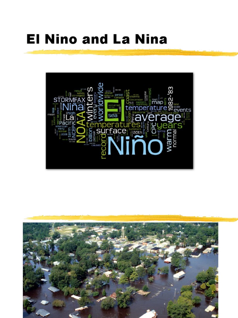 El Nino and La Nina PPT | PDF