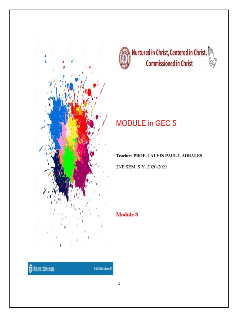 GEC 5 Lesson 12 | PDF