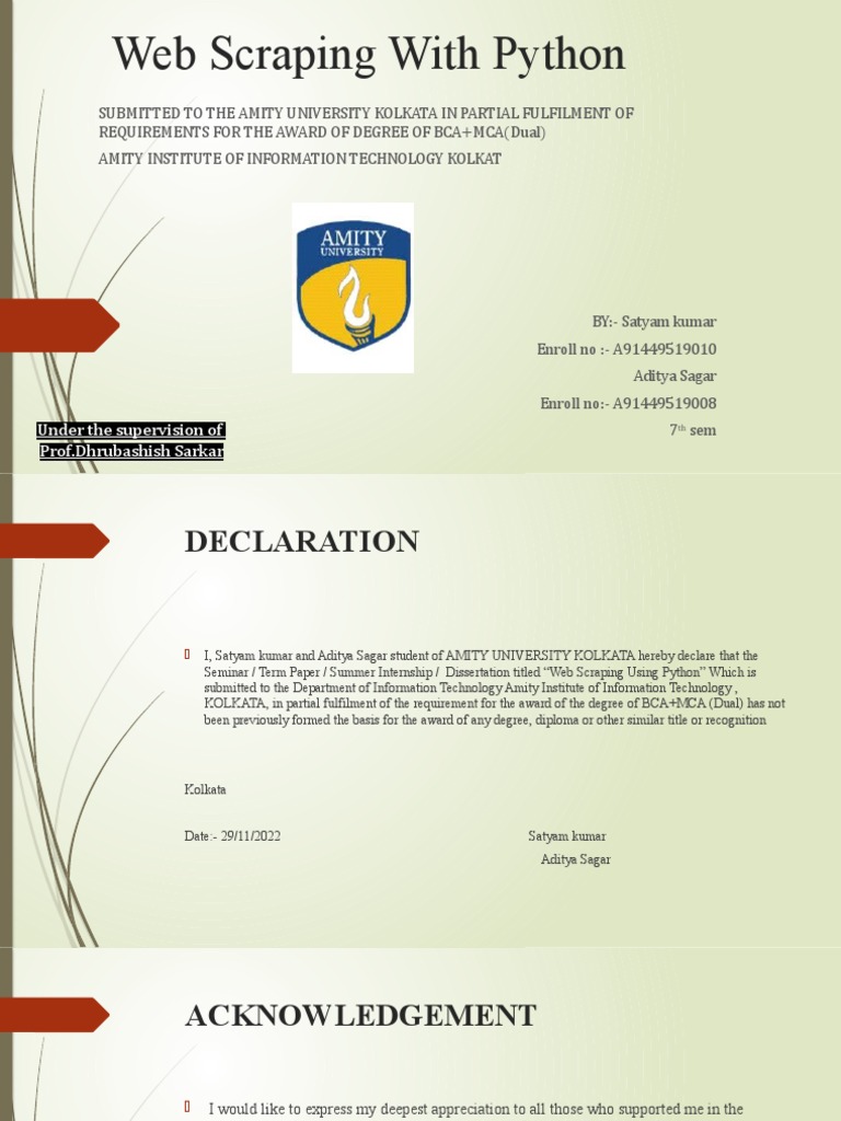 Web Scraping With Python | PDF | World Wide Web | Internet & Web