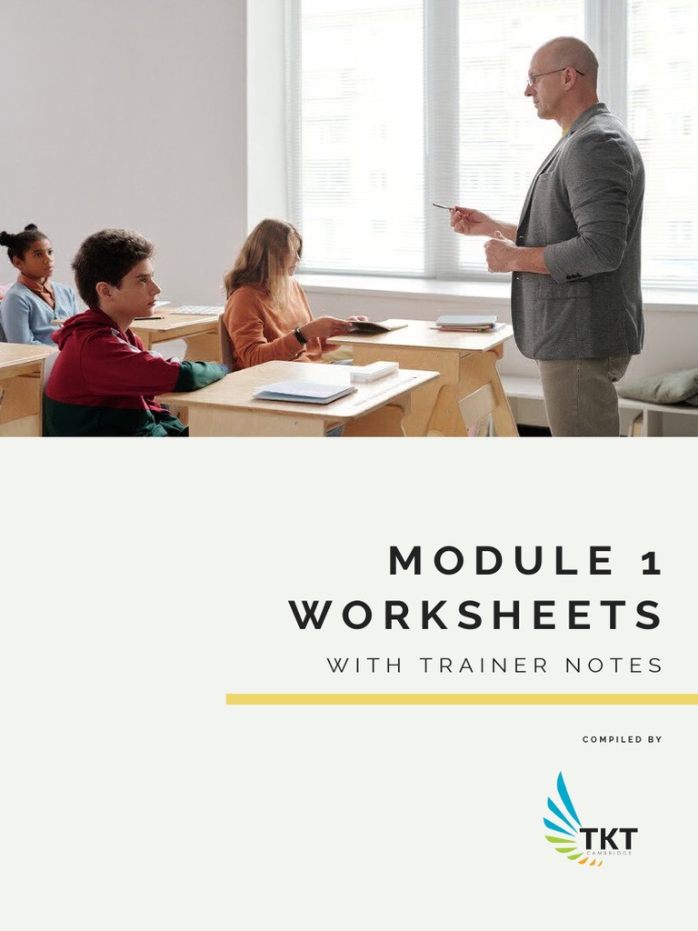 Cambridge-TKT-Module-1-Worksheets.pdf | PDF | Verb | Noun