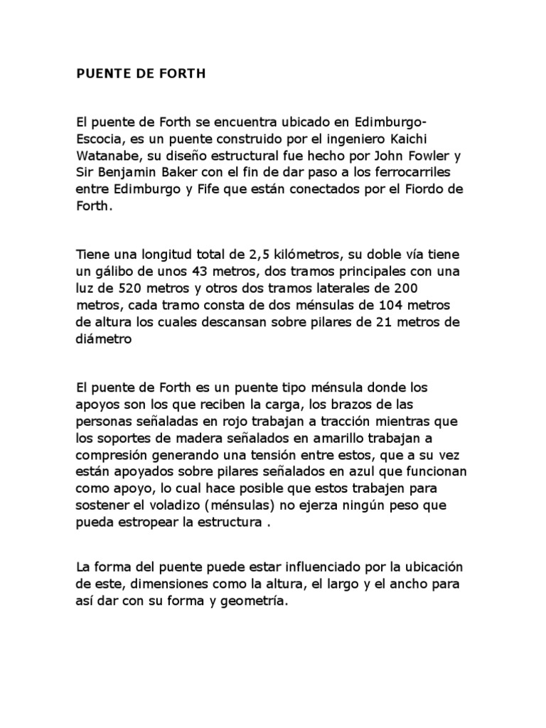 Puente de Forth | PDF