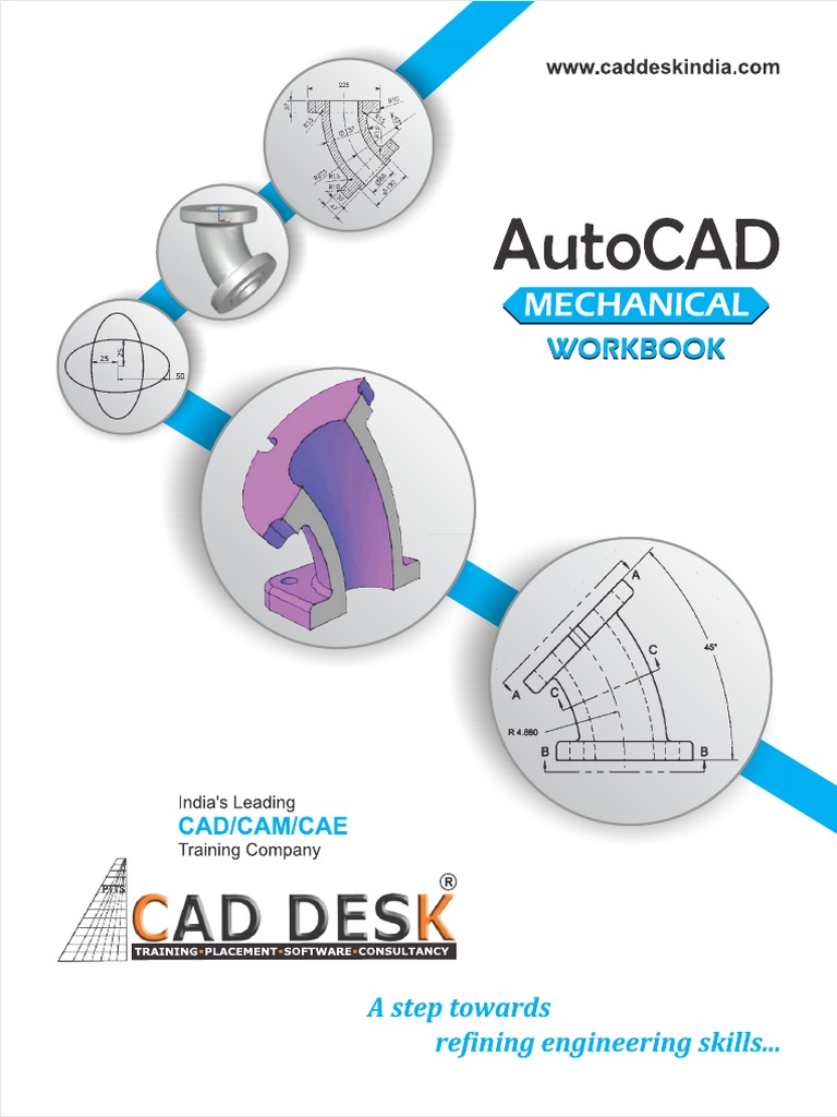 Autocad Mechanical Work Book PDF | PDF