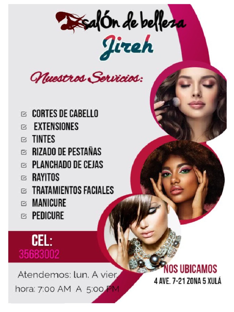 Anuncio de Salon de Belleza | PDF