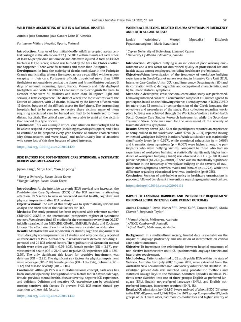 Duronjic Et Al. 2020 IMPACT OF LANGUAGE BARRIERS AND INTERPRETER ...