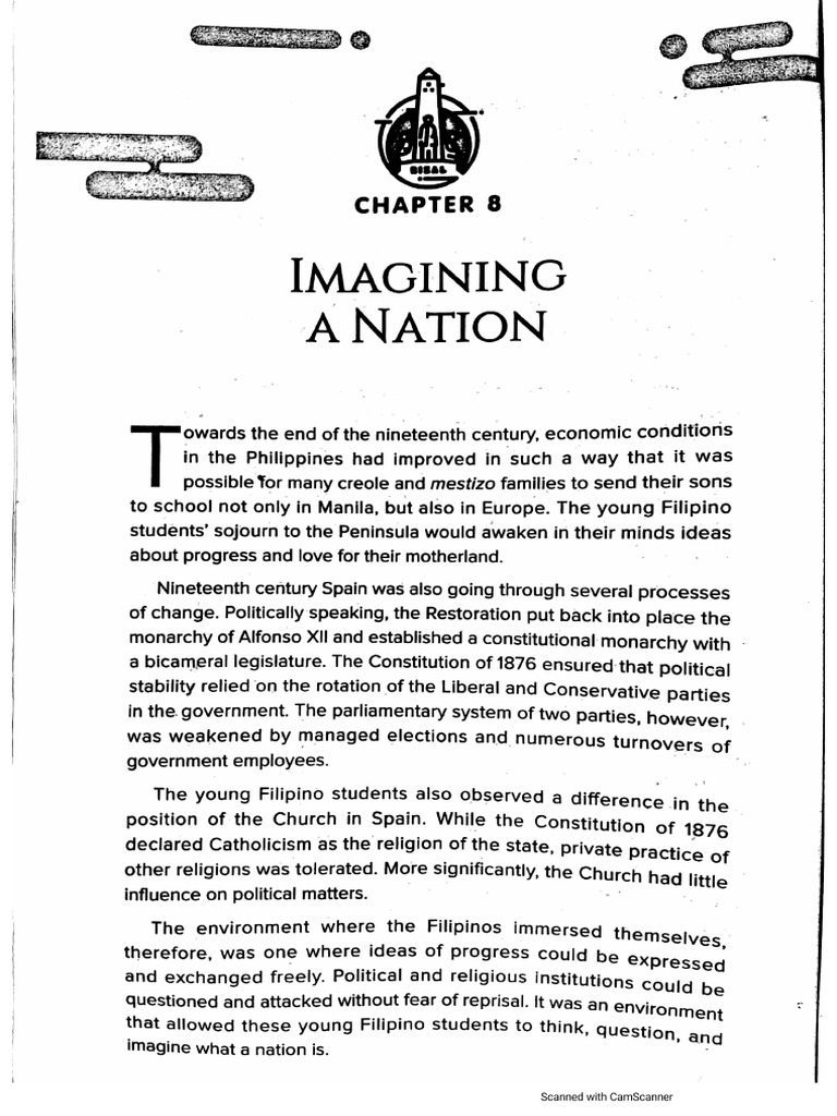 Chapter 8 - Imagining A Nation | PDF Chapter 8 - Imagining A Nation | PDF