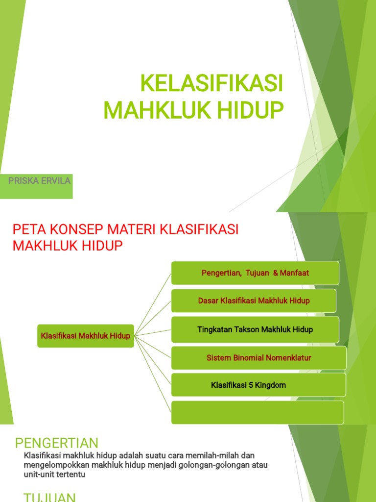 Klasifikasi Makhluk Hidup dan Tujuannya | PDF | Sains & Matematika