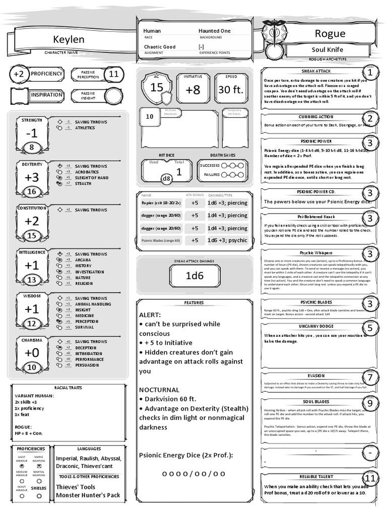 Haunted Rogue | PDF | Wizards Of The Coast Games | Hobbies