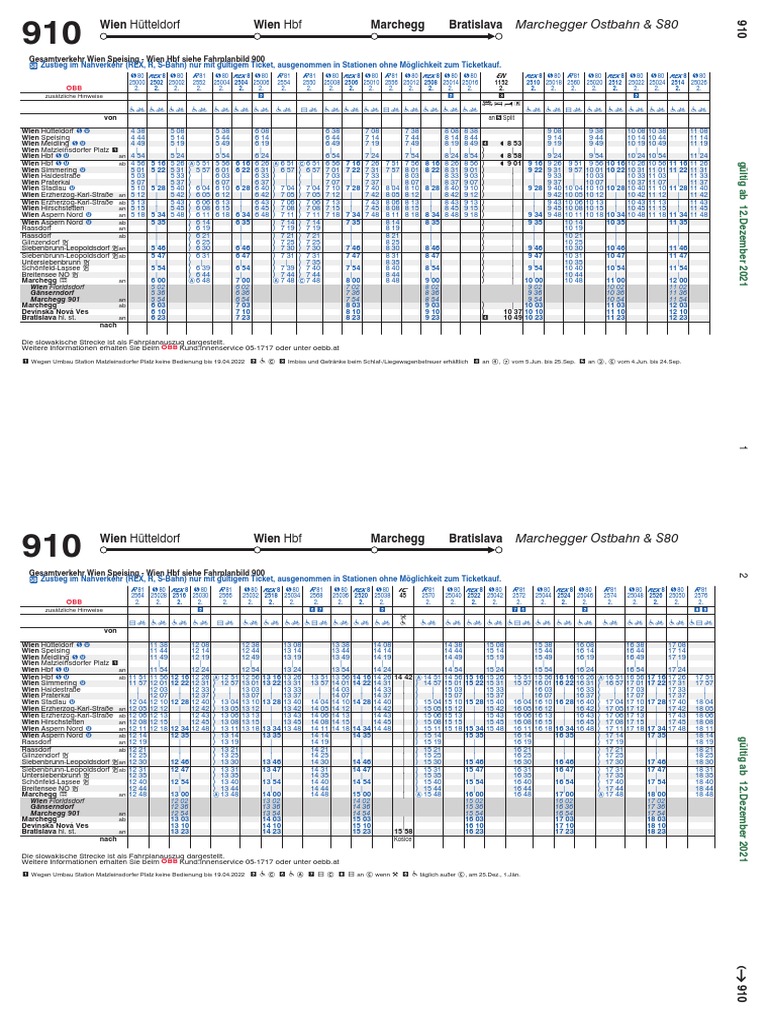 S80 Fahrplan | PDF