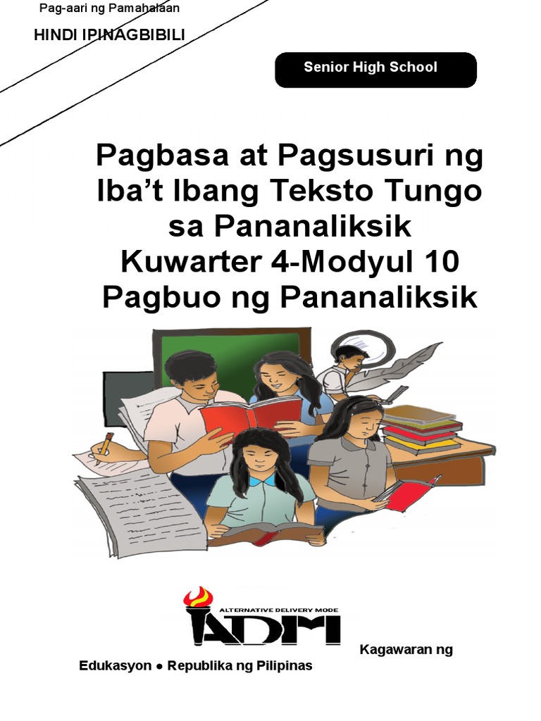 Pagbasa at Pagsusuri Tungo sa Pananaliksik_Sem2_Qtr4_Modyul10_Pagbuo_ng_Pananaliksik_V4.docx | PDF