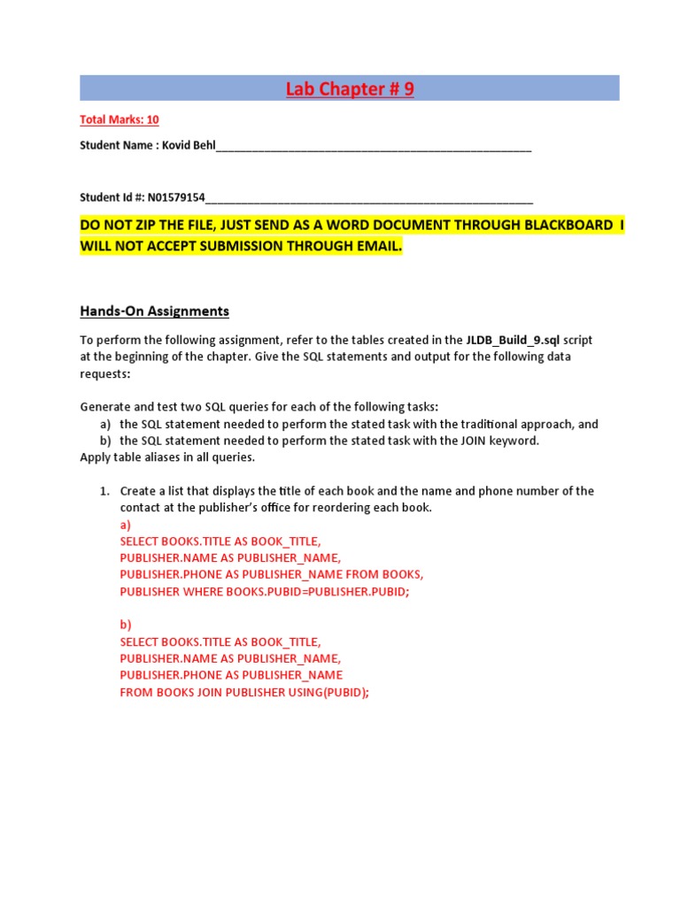 Lab Chapter # 9 | PDF | Computing | Business Process