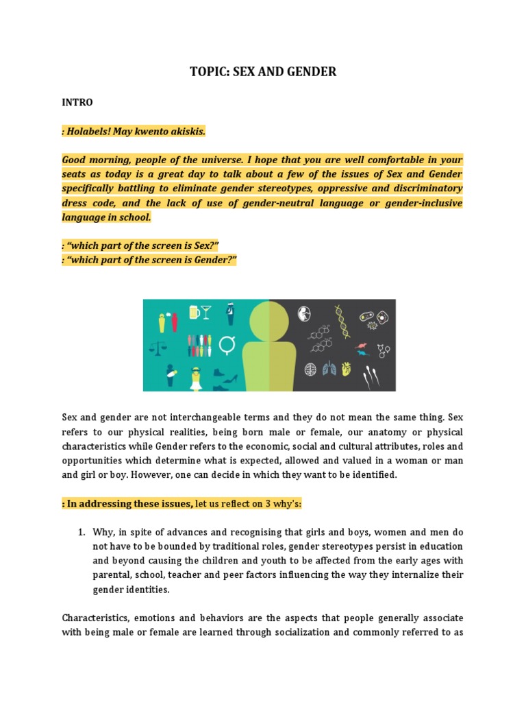 Eliminating Gender Stereotypes | PDF | Gender | Gender Studies