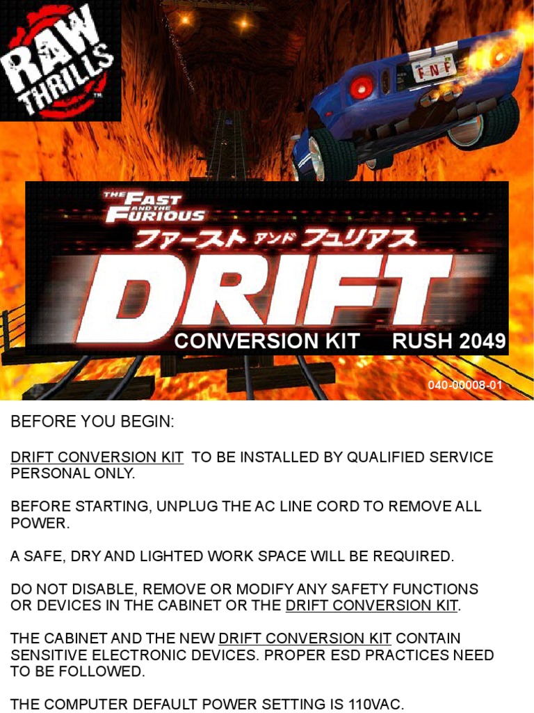 Drift 2049 Conversion Manual | PDF | Electrical Connector | Computer Monitor
