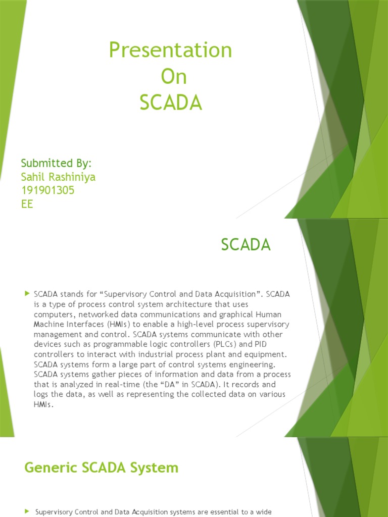 SCADA Systems Overview & Applications | PDF | Scada | Programmable Logic Controller