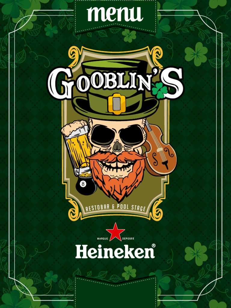 Menu Gooblins 2022 Enero | PDF | Cerveza | Cerveza inglesa