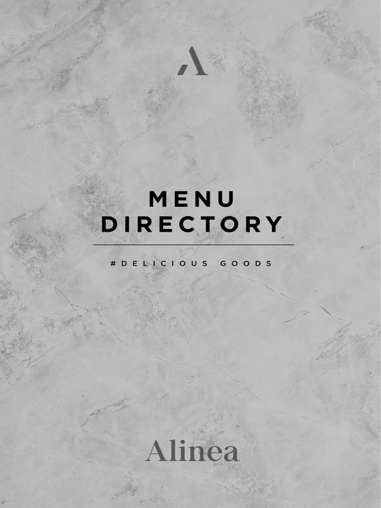 Menu Alinea 2023 | PDF