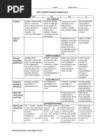 Rubric For Sway Presentations | PDF | Rubric (Academic) | Semiotics