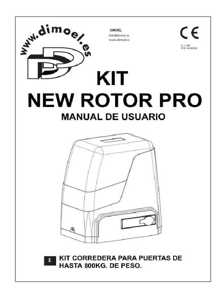 Manual Kit New Rotor Pro Esp PT en | PDF | Diodo emisor de luz | Tornillo