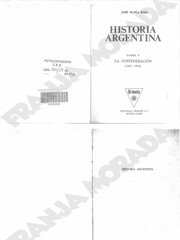Rosa, José María - Historia-Argentina-Tomo-V PDF | PDF