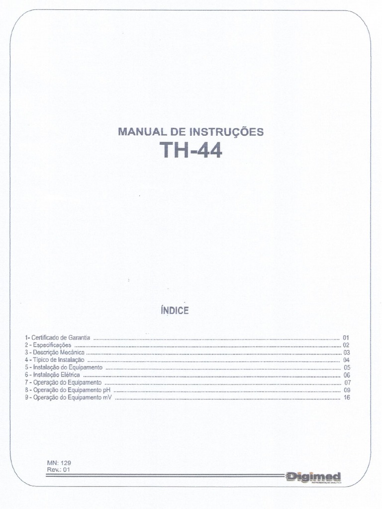 Analisador TH-44 PDF | PDF