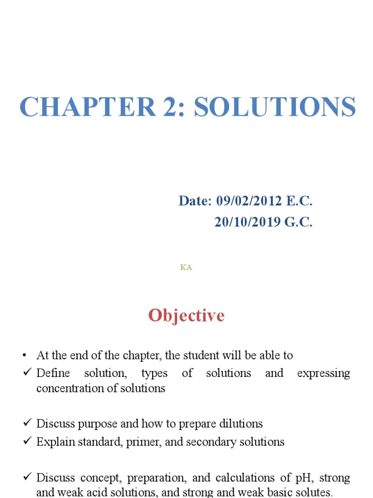Chapter 2 Solutions | PDF | Buffer Solution | Acid