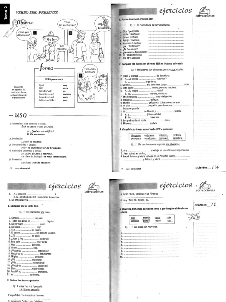 Ser, Estar PDF | PDF