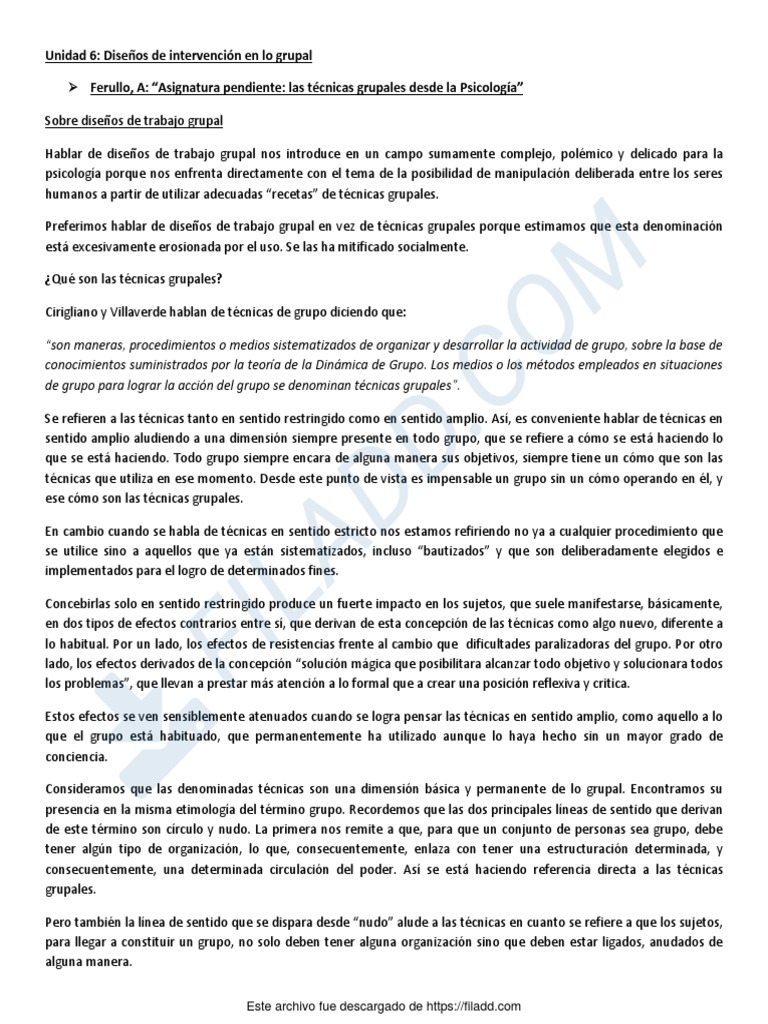 Unidad 6 | PDF | Evaluación | Pensamiento