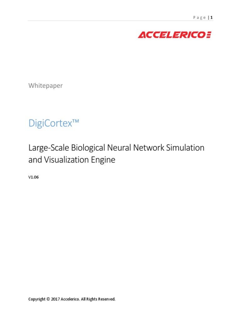 DigiCortex WhitePaper | PDF | Graphics Processing Unit | Chemical Synapse