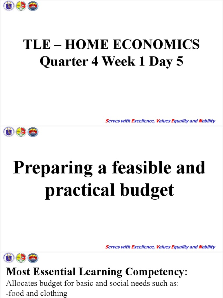 q4 Tle Week 1 Day 5 | PDF | Budget | Money