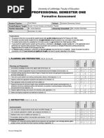Lecturer Evaluation Form | PDF | Educational Assessment | Learning
