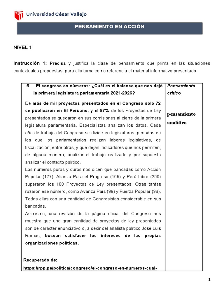 Material Informativo S02 - JJFT Tarea | PDF | Pensamiento | Peste ...