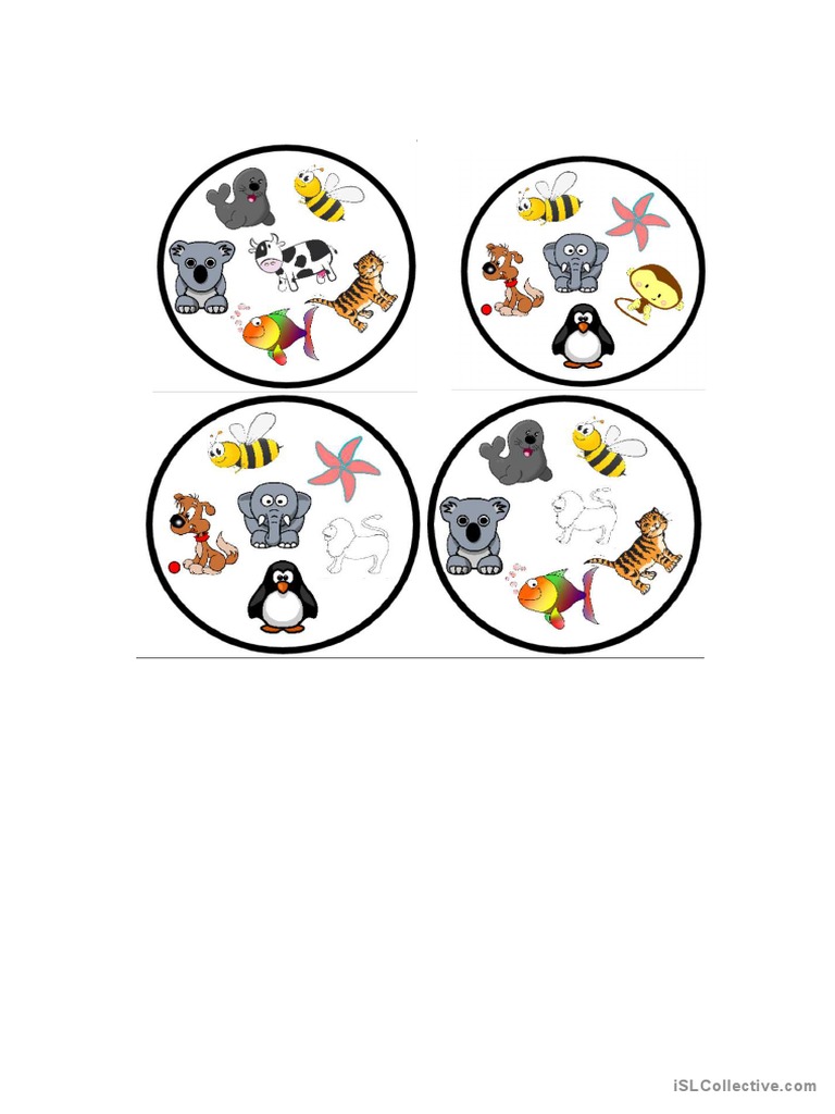 Dobble Tiere | PDF | Wellness