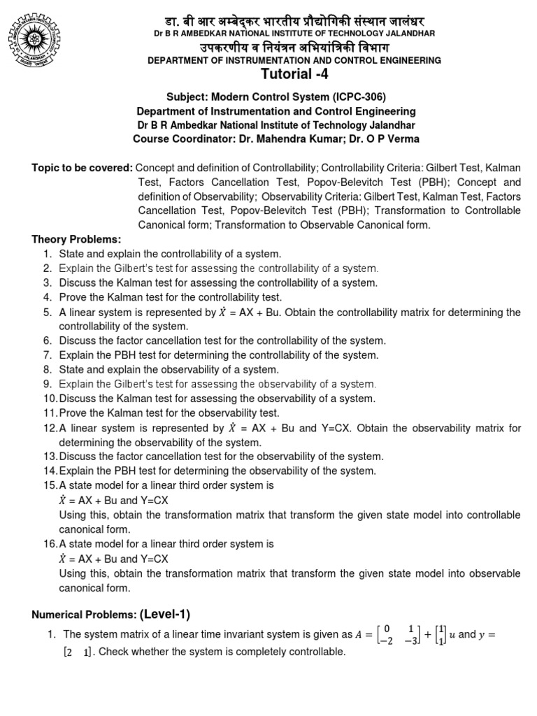 MCS - Tutorial 4 | PDF
