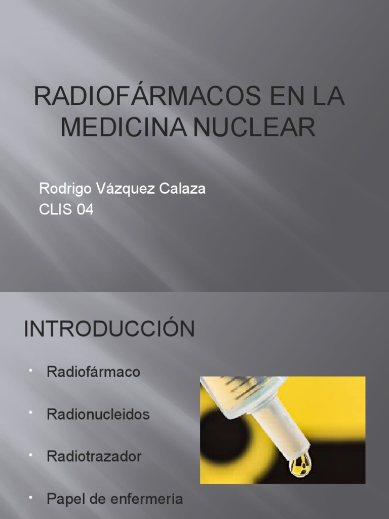 Radiofármacos en La Medicina Nuclear Power | PDF | Tomografía de ...