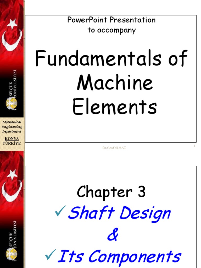 CH 3.mach - Design 2010 Shaft & Shaft Component Design | PDF