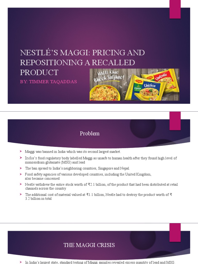 Maggi | PDF | Nestlé | Marketing