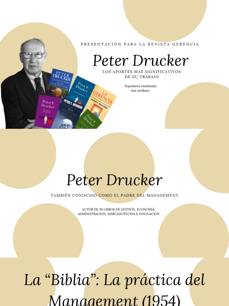 Peter F Drucker | PDF | Economias | Negocios económicos
