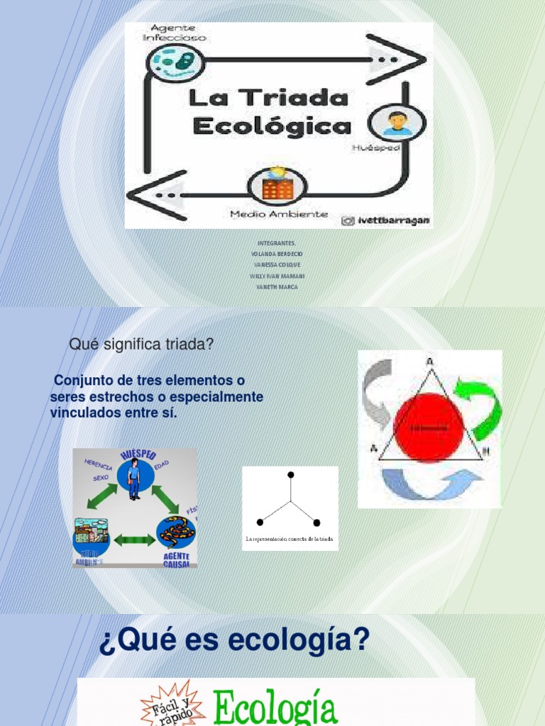 Triada Ecológica | PDF | Epidemiología | Especialidades Medicas