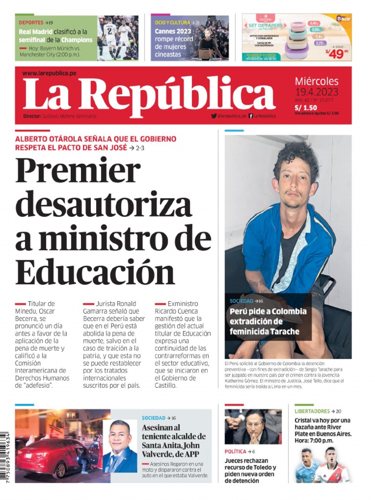 Diario La Republica | PDF Diario La Republica | PDF