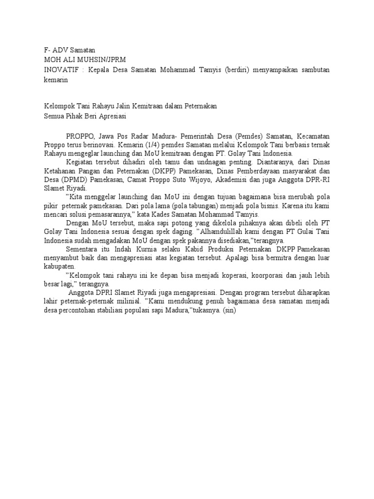 Samatan | PDF | Memasak, Makanan, & Anggur | Teknologi & Rekayasa