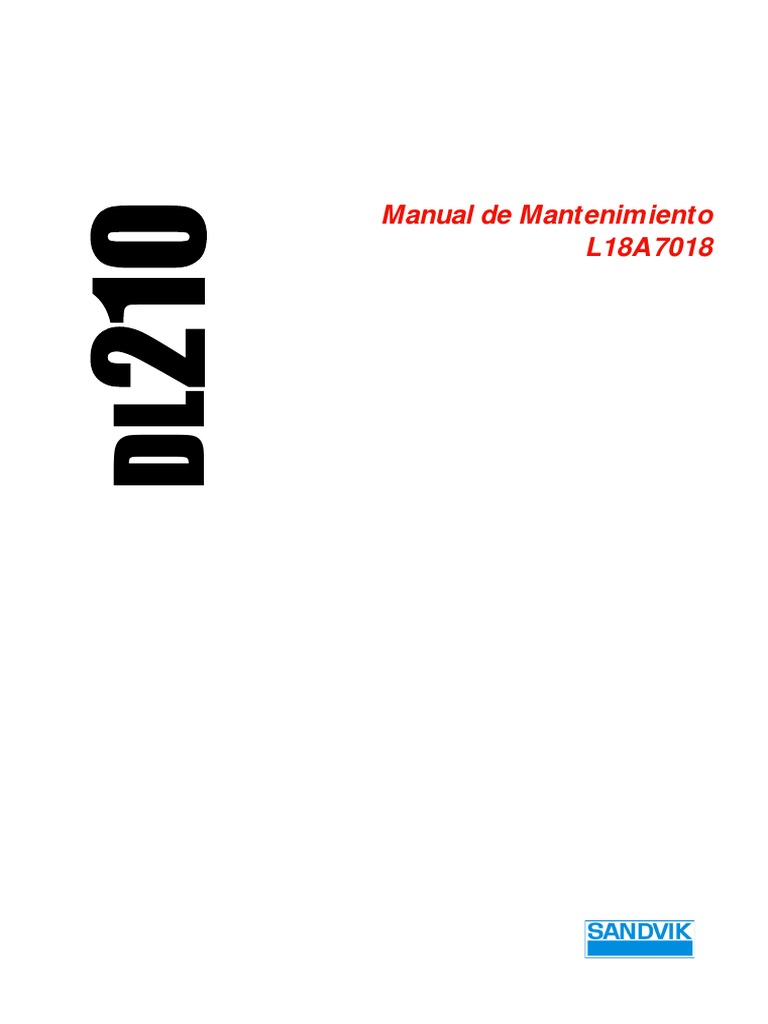 7018 Service Frontpage DL210 - SP | PDF | Manufactured Goods | Internal Combustion Engine