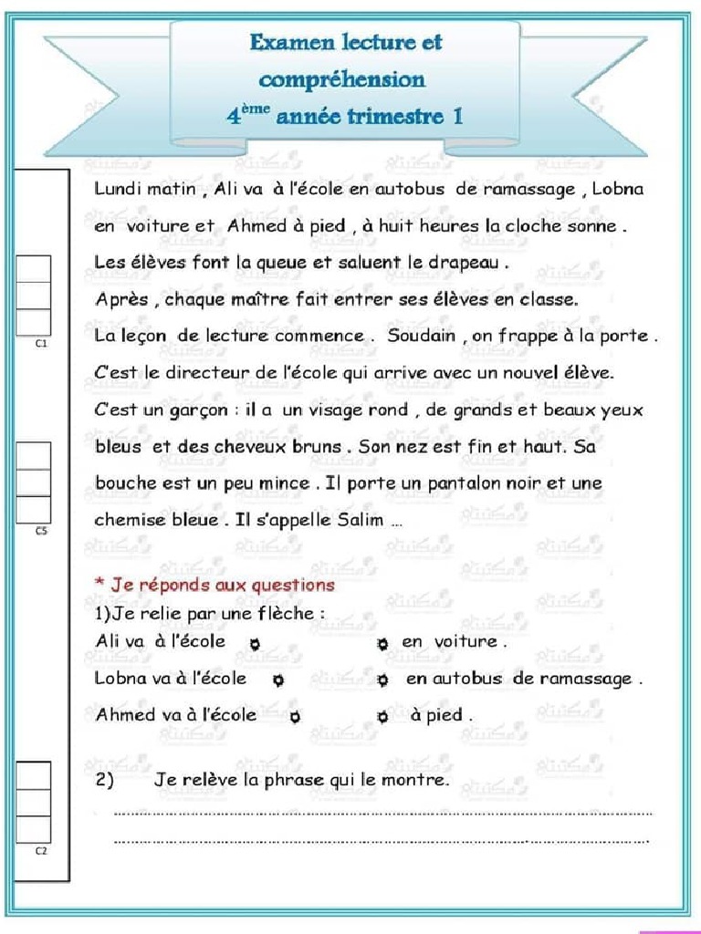 4è Lecture Compréhenssion | PDF