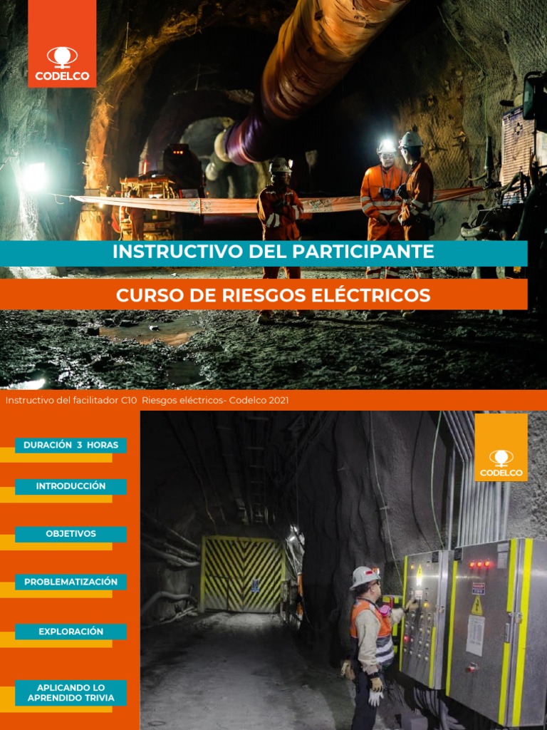 Manual Del Participante Curso Riesgos Electricos Pdf Electricidad