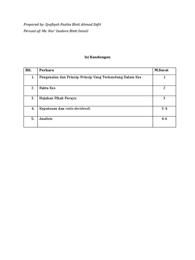 Kajian Semula Kes EHH LWN MSBDS (2020) 4 SHLR 11 | PDF