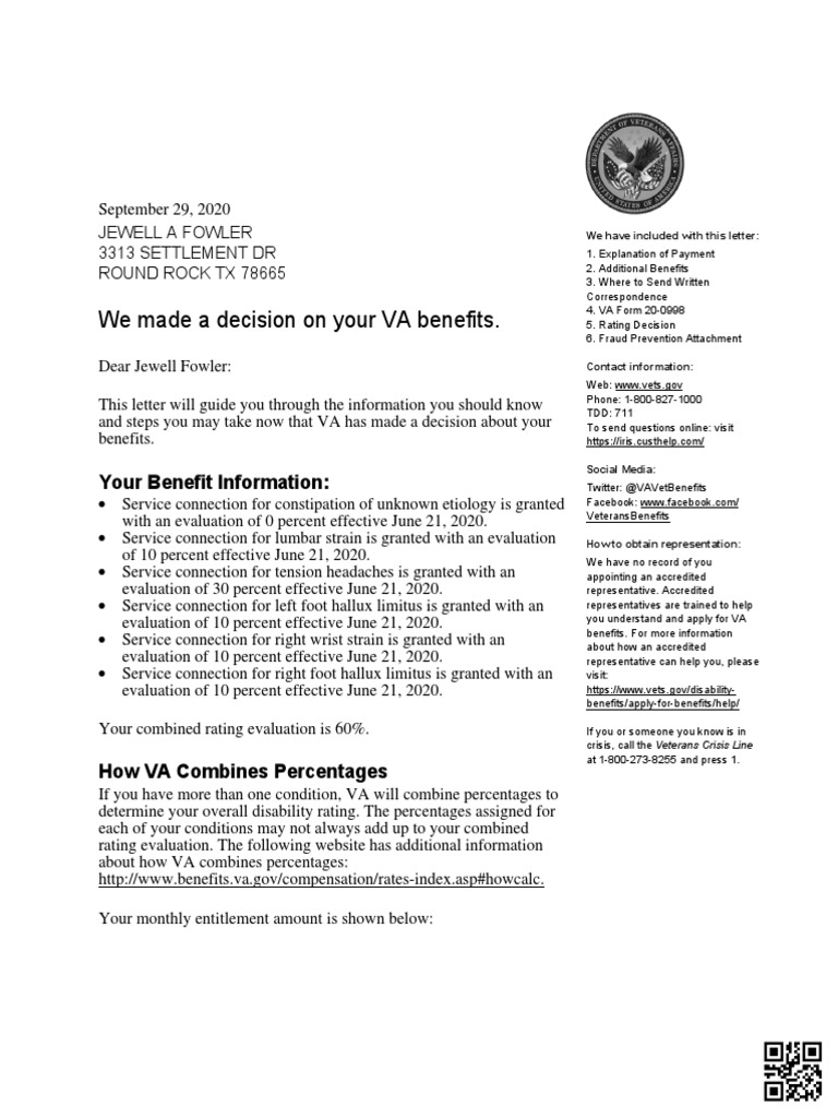 Notification Letter - Fowler.pdf | PDF | United States Department Of ...