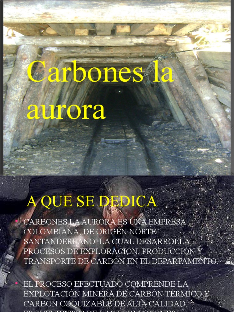 DIAPOSITIVAS Carbones La Aurora | PDF