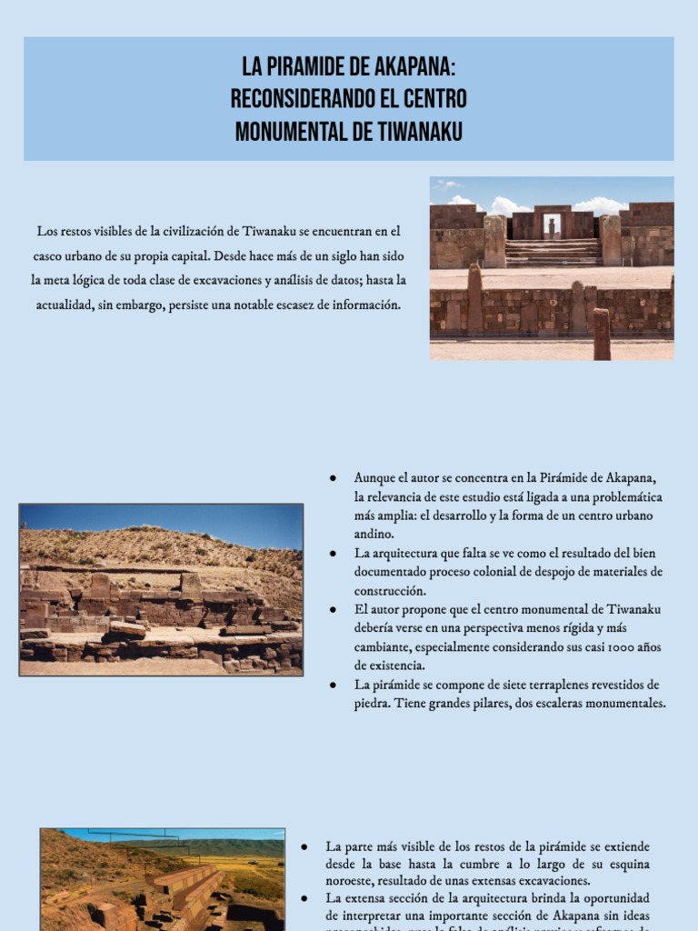 Piramide de Akapana | PDF | Pirámide