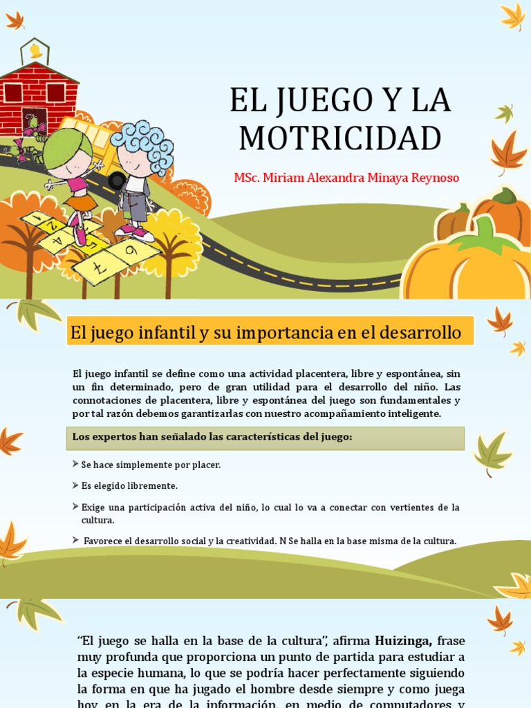 El Juego y La Motricidad | PDF | Juguetes | Educación de la primera ...